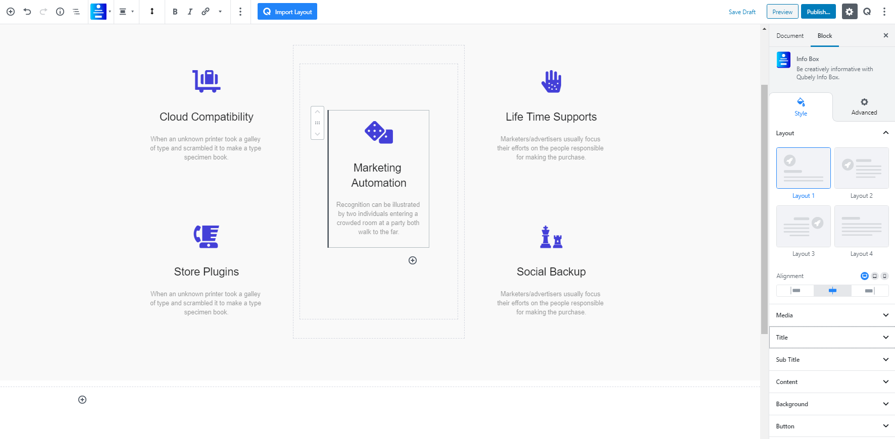 Documention | Info Box