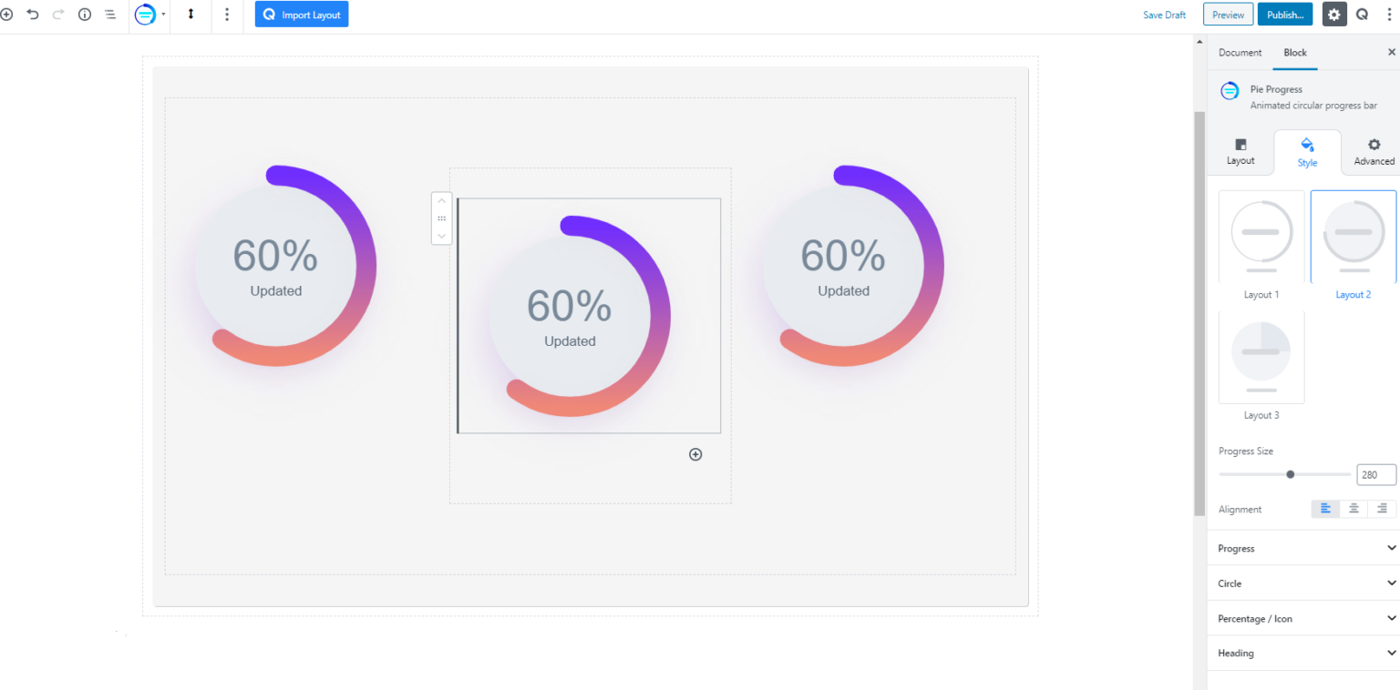 Documention | Pie Progress