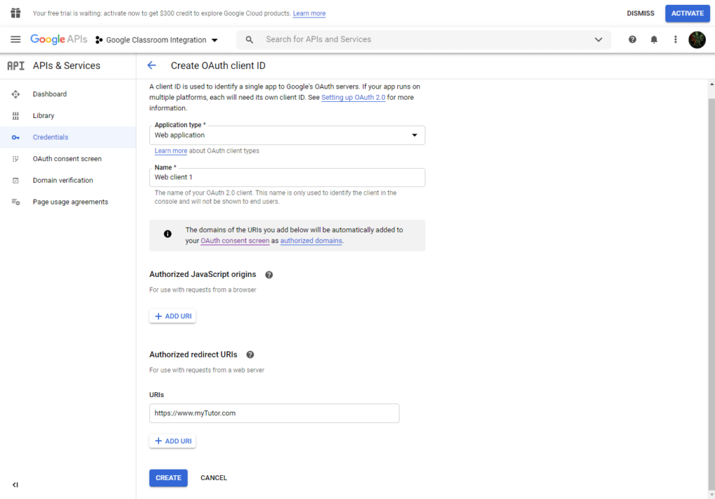 Documention | Google Classroom Integration