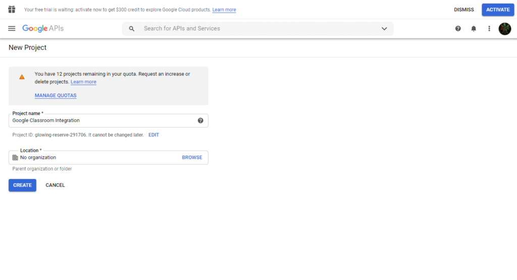 Documention | Google Classroom Integration