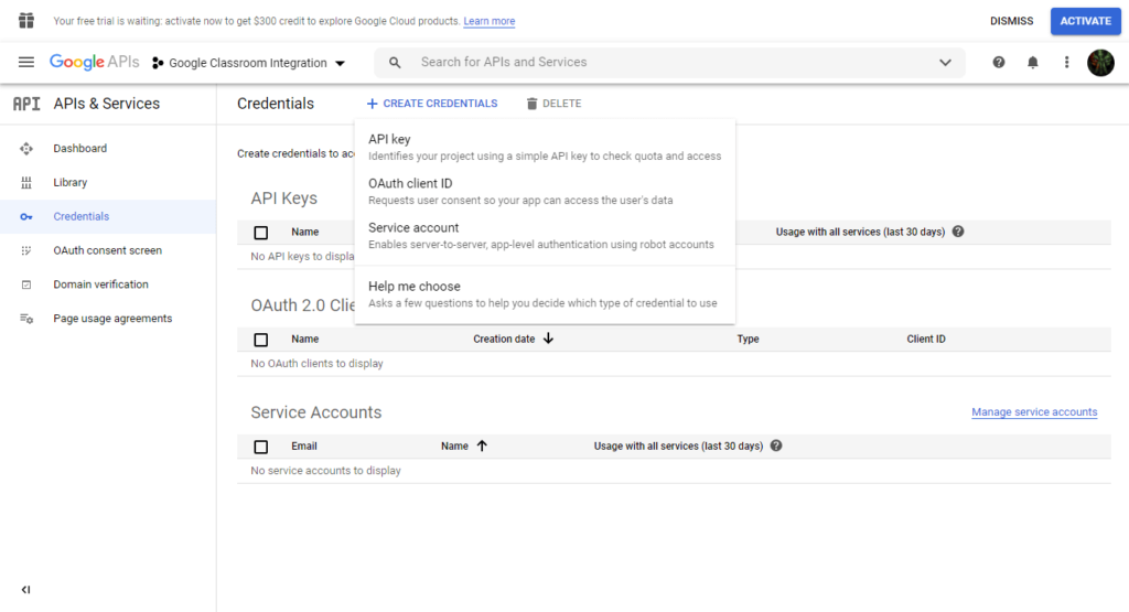 Documention | Google Classroom Integration