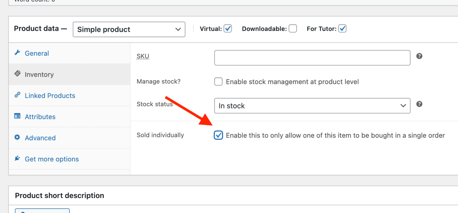 Documention | Limit one course per user