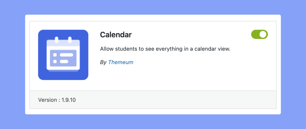 Documention | Calendar