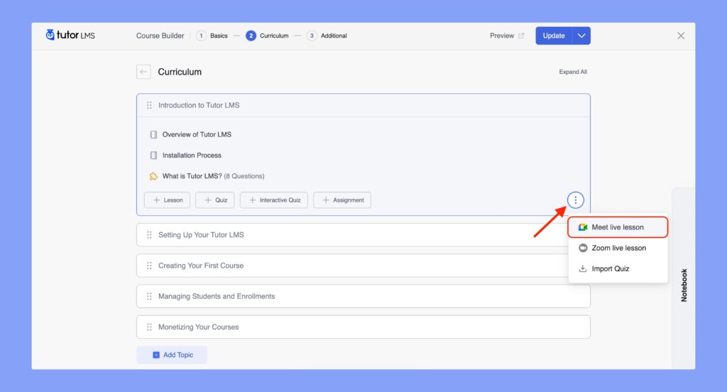 Documention | Google Meet Integration