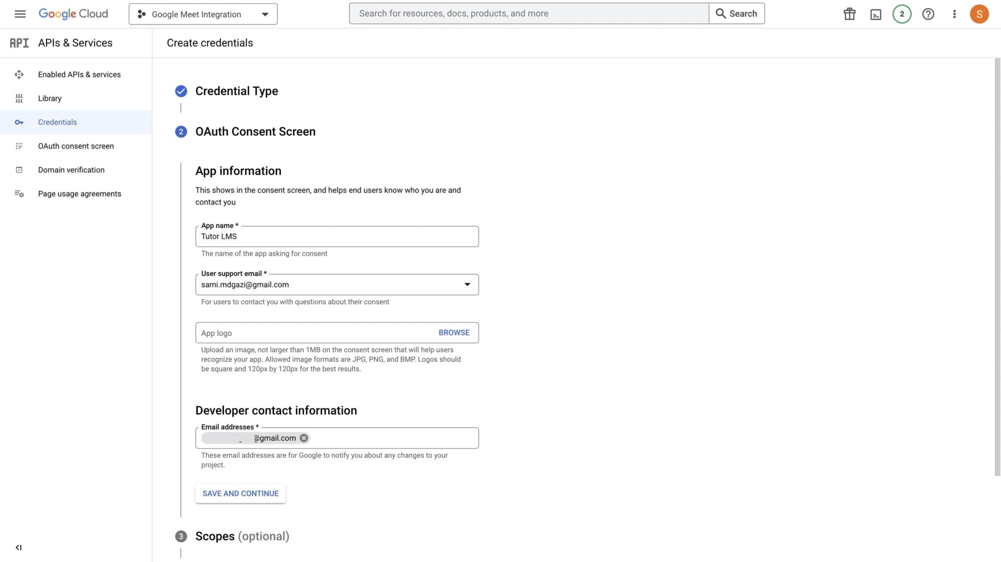 Documention | Google Meet Integration