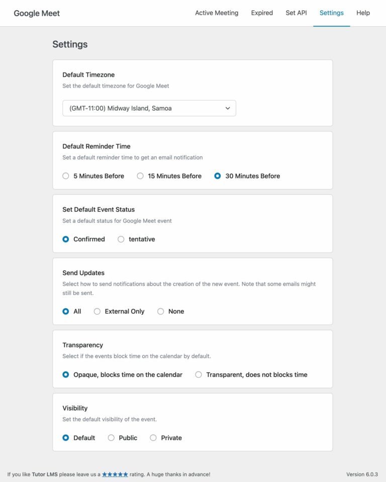 Documention | Google Meet Integration