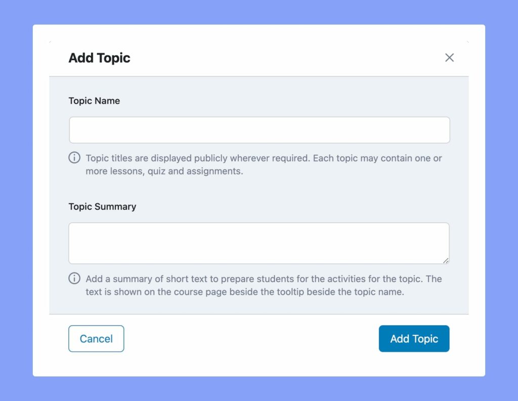 Documention | Backend Course Builder
