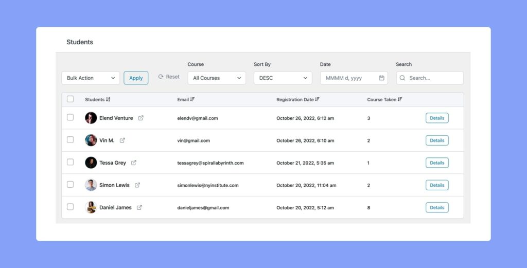 Documention | Students