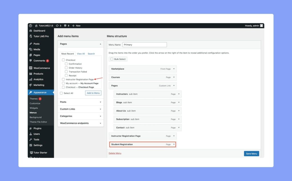 Documention | Student Signup