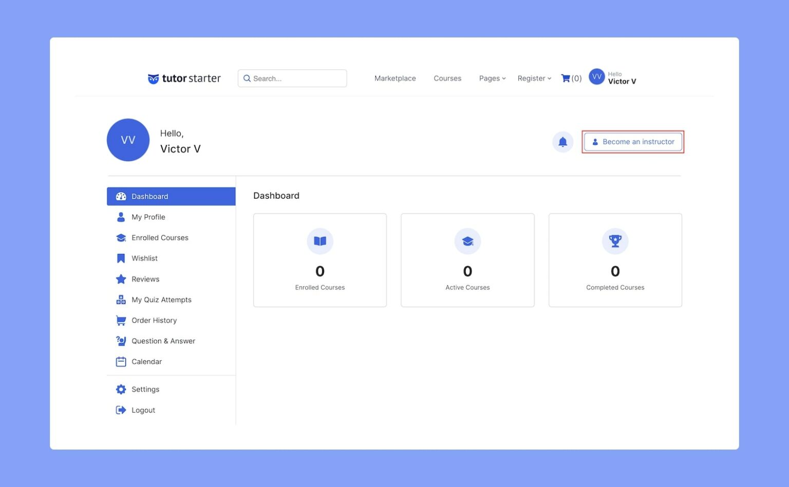 Documention | Instructor Signup
