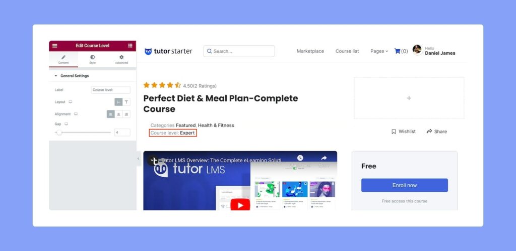 Documention | Course Level