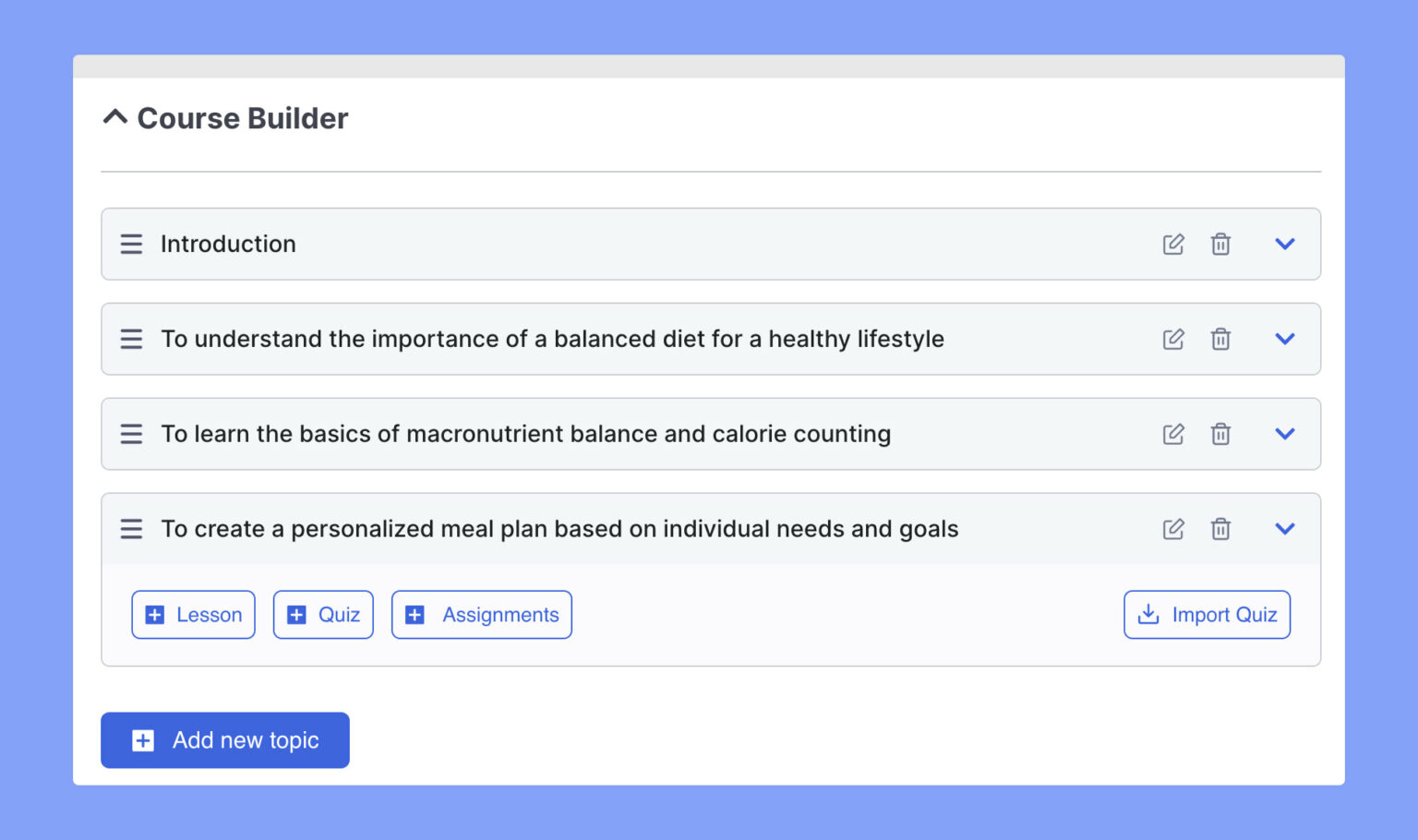 Documention | Frontend Course Builder