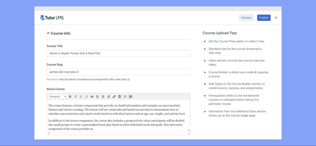 Documention | Frontend Course Builder