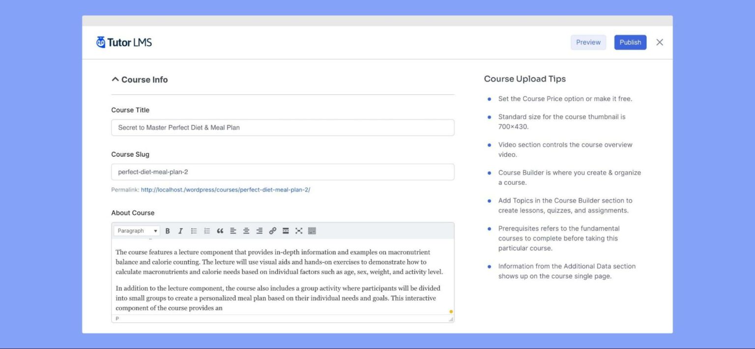 Documention | Frontend Course Builder