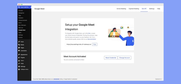 Documention | Google Meet Integration