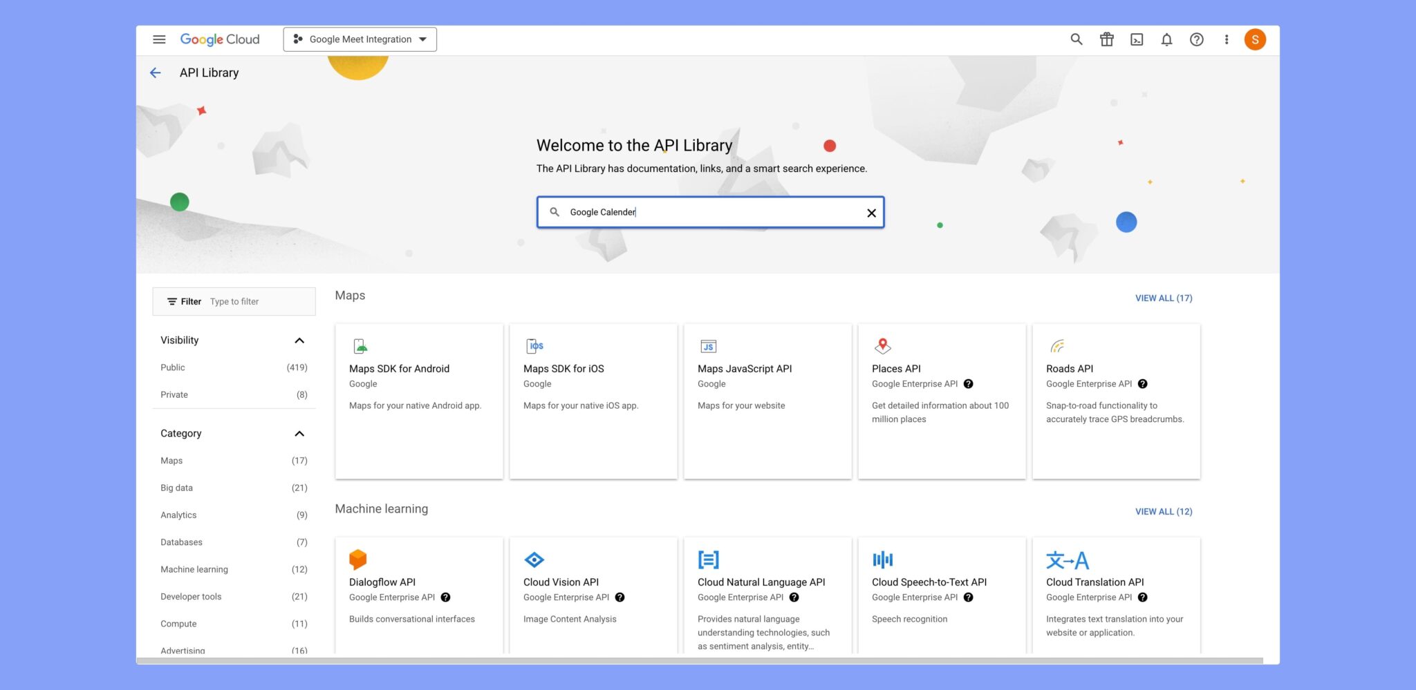 Documention | Google Meet Integration