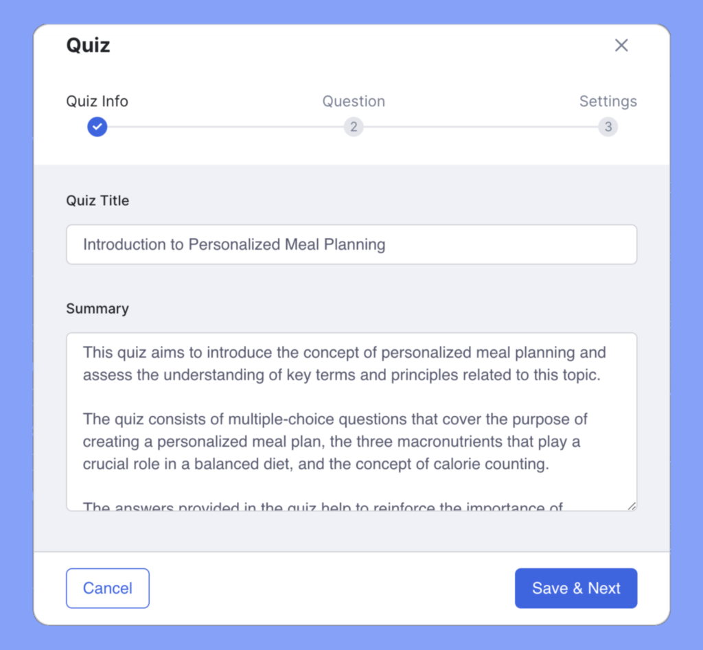 Documention | Frontend Course Builder