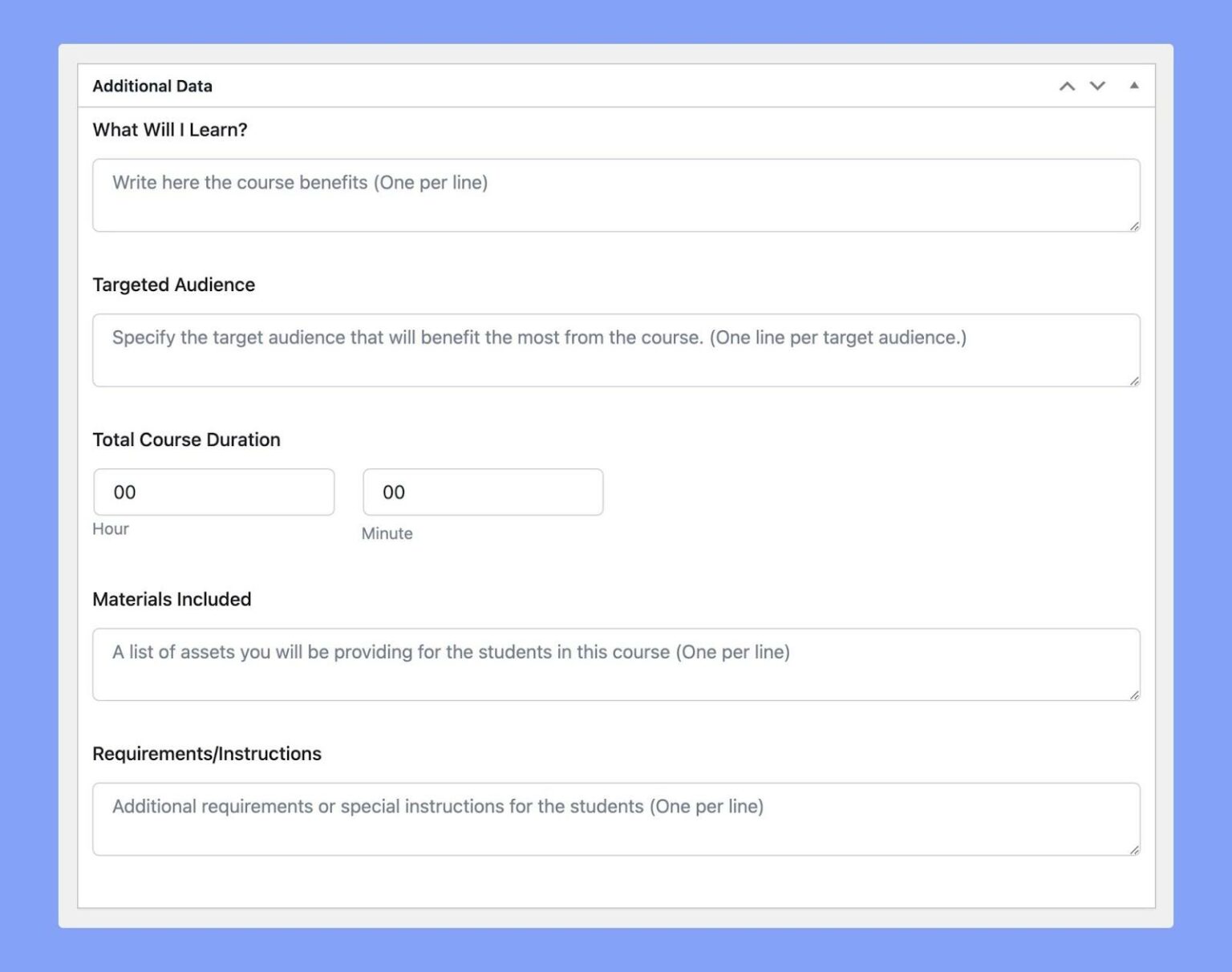 Documention | Frontend Course Builder