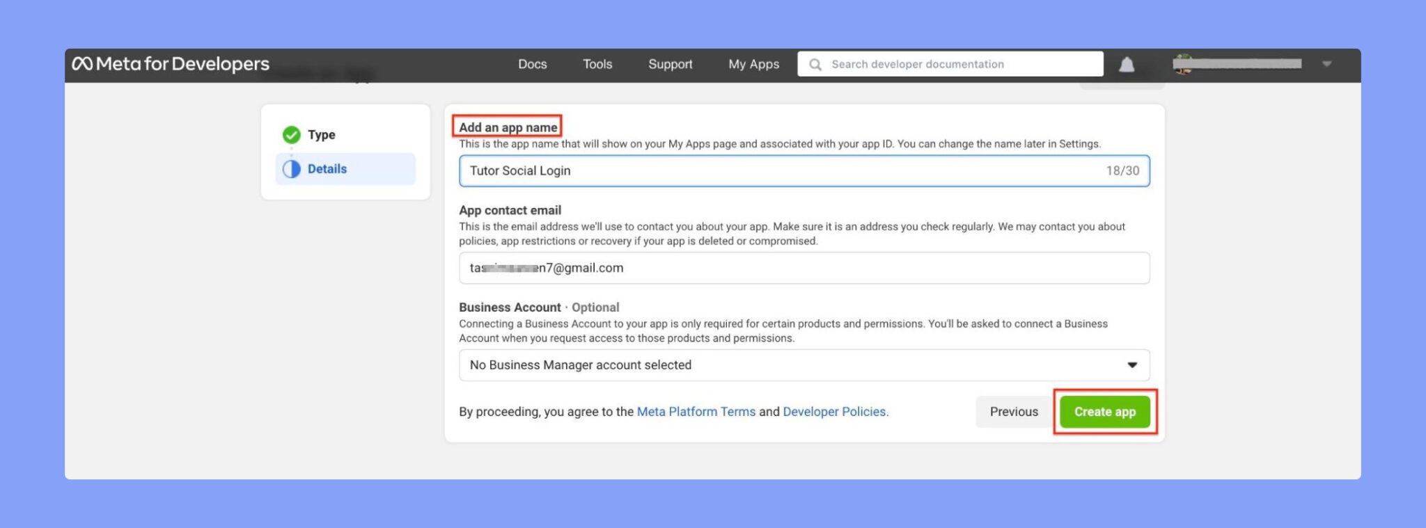 Documention | How to Get a Facebook App ID