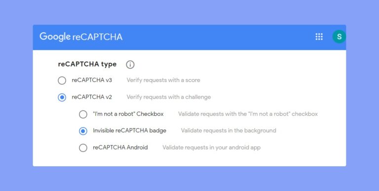 Documention | How to Create reCAPTCHA Keys