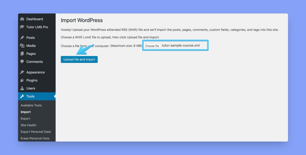 Documention | Importing Demo Data