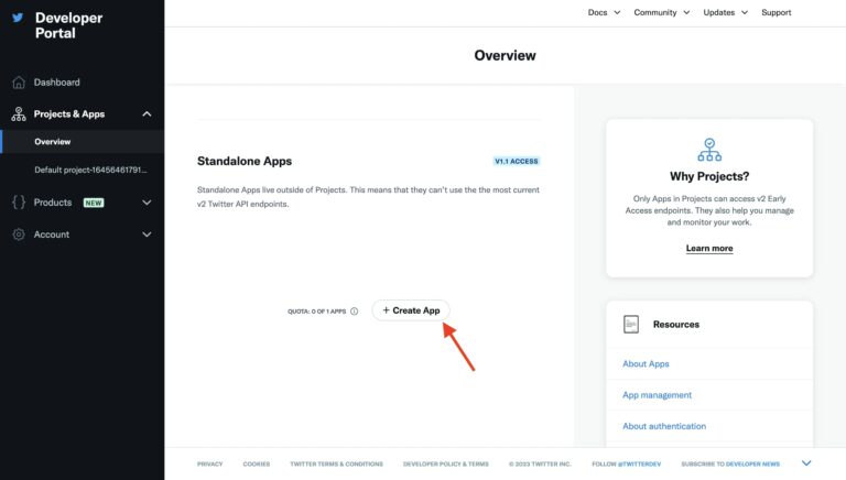 Documention | How to Get Twitter API Key