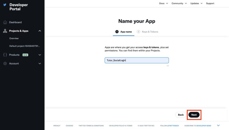 Documention | How to Get Twitter API Key
