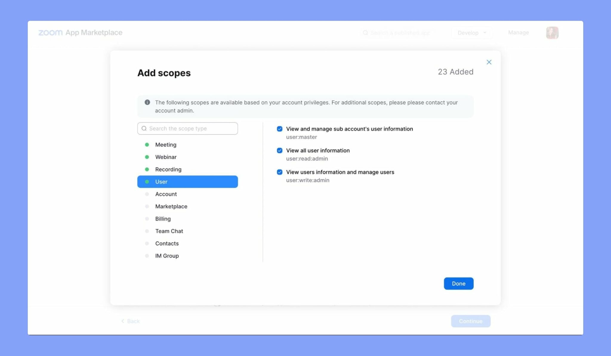 Documention | Zoom Integration
