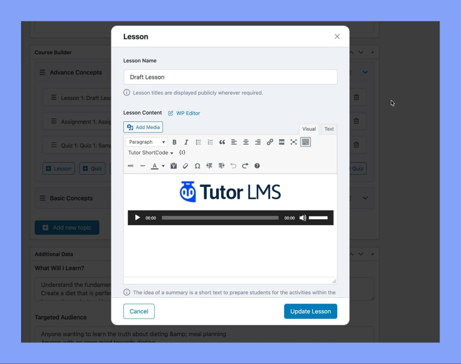 Documention | Backend Course Builder