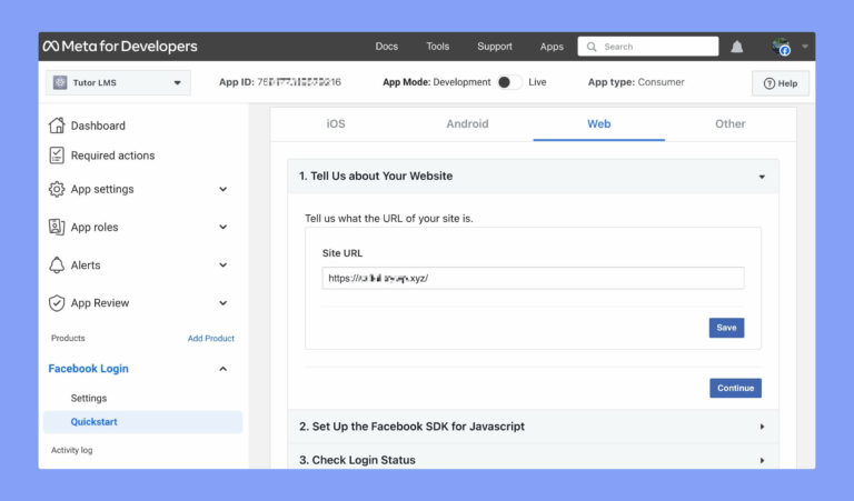 Documention | How to Get a Facebook App ID