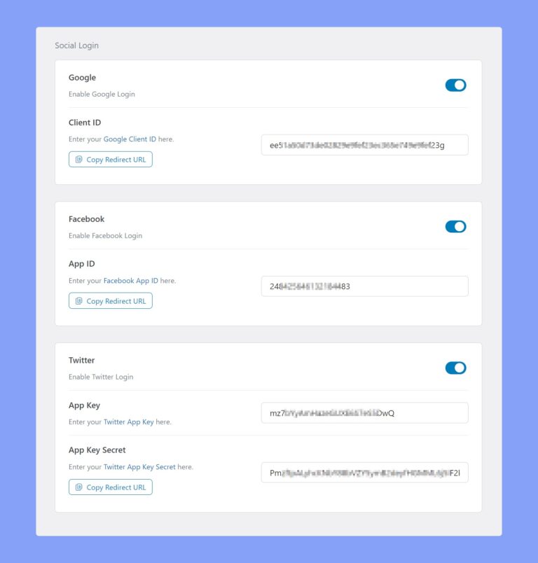 Documention | Social Login