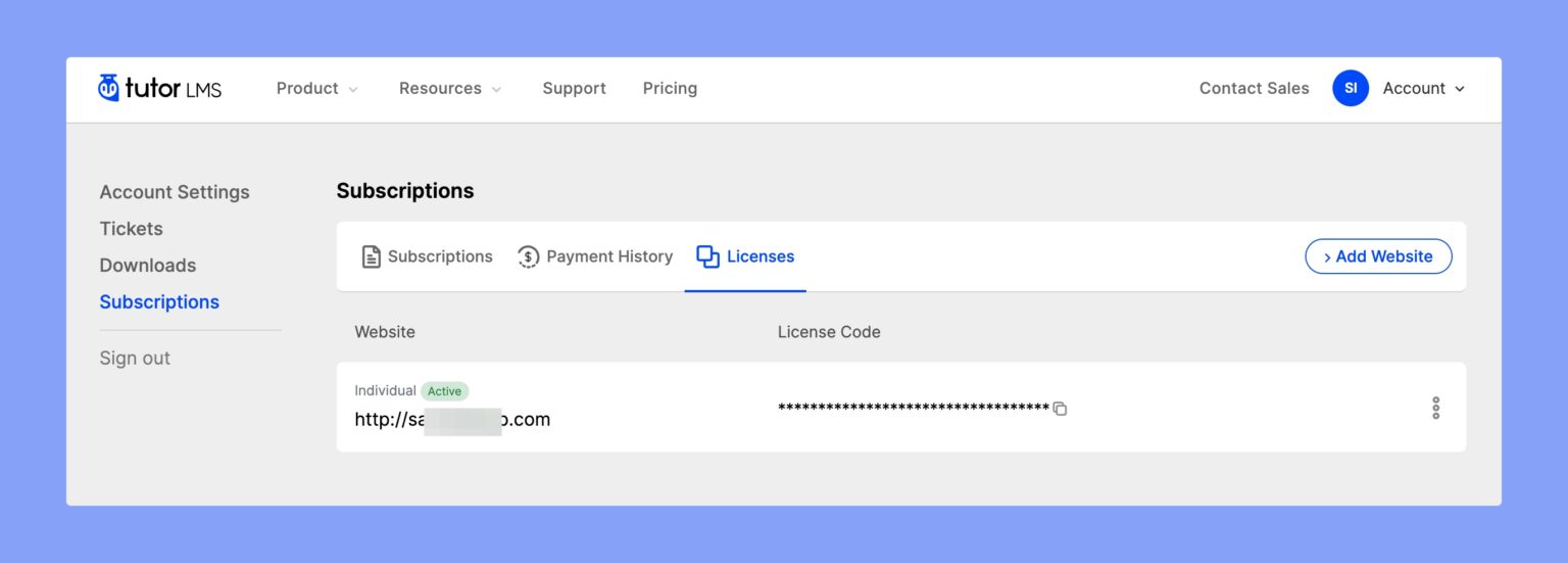 Documention | Tutor Pro License