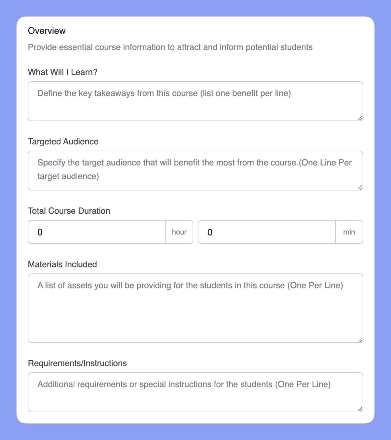 Documention | Additional Settings