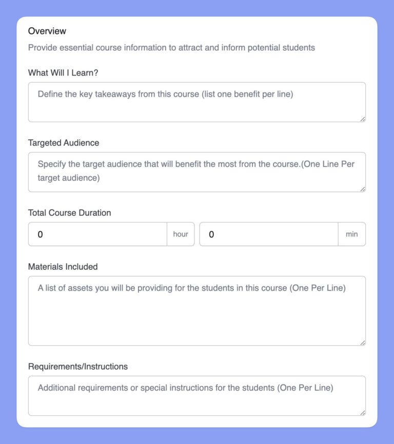 Documention | Additional Settings