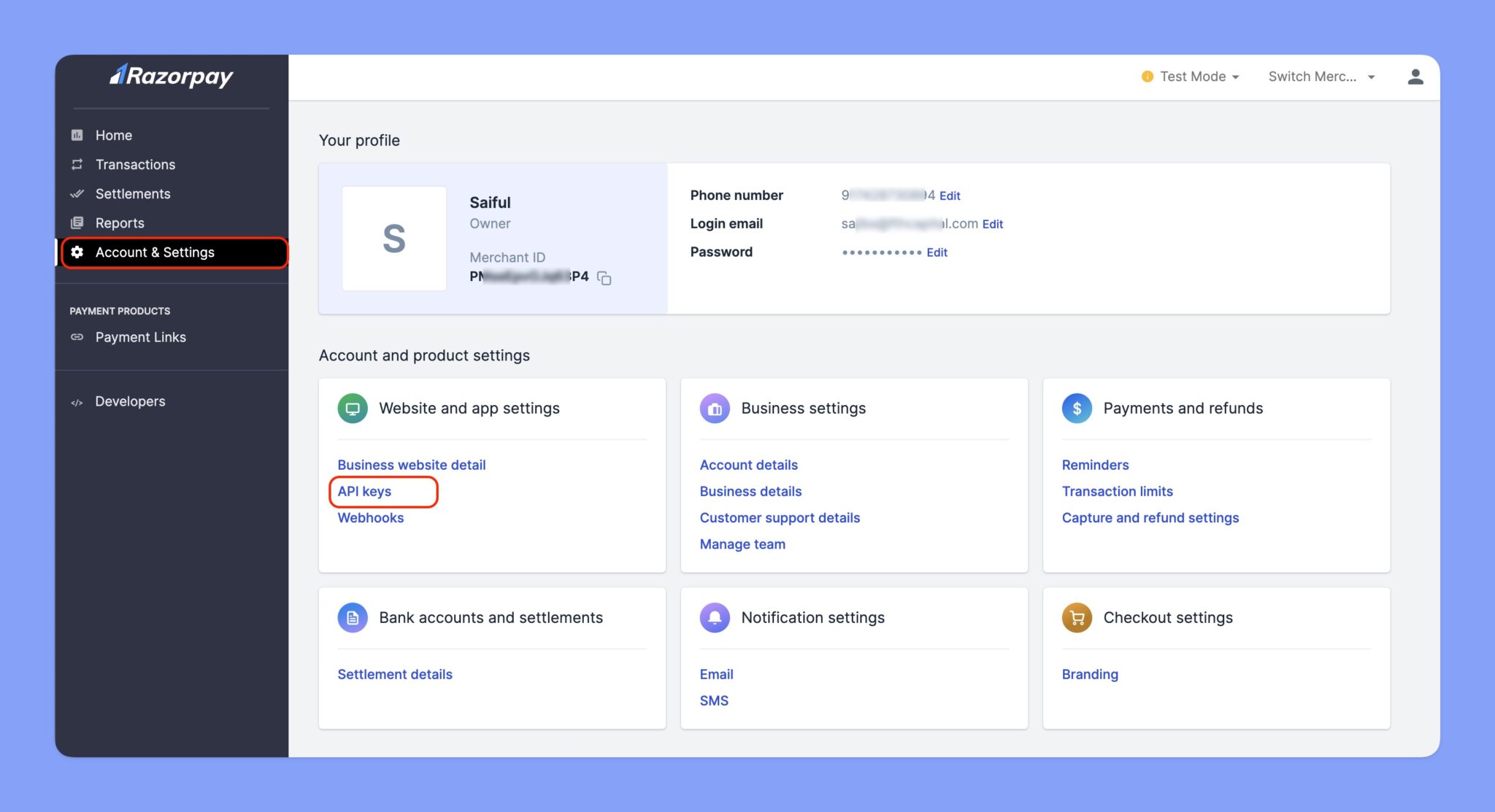 Documention | Razorpay