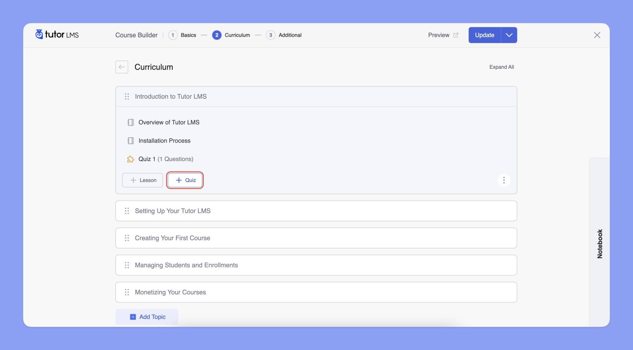 Documention | Quiz Creation