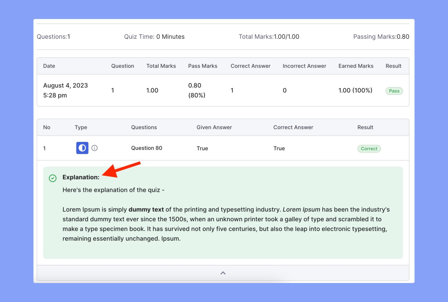 Documention | Quiz Creation