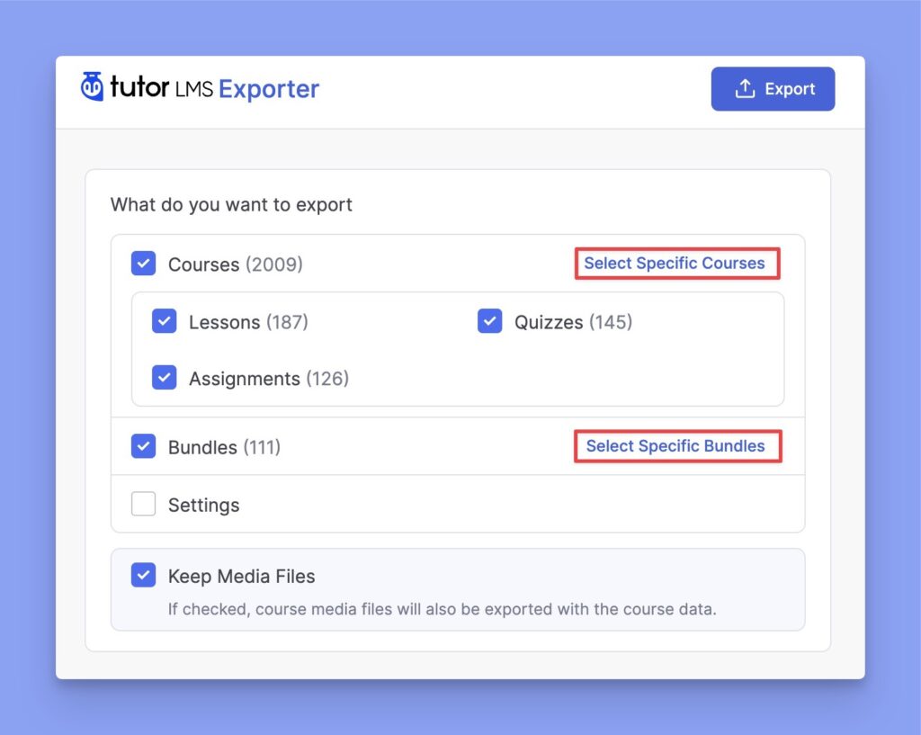 Documention | How to Import Export Tutor LMS Courses