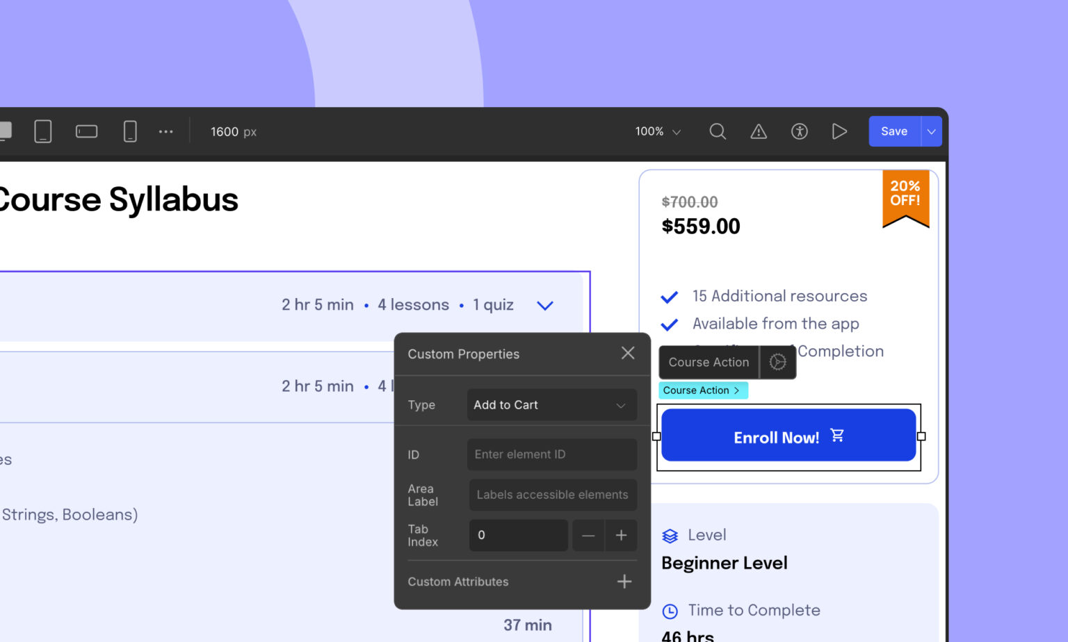 Documention | Course Action